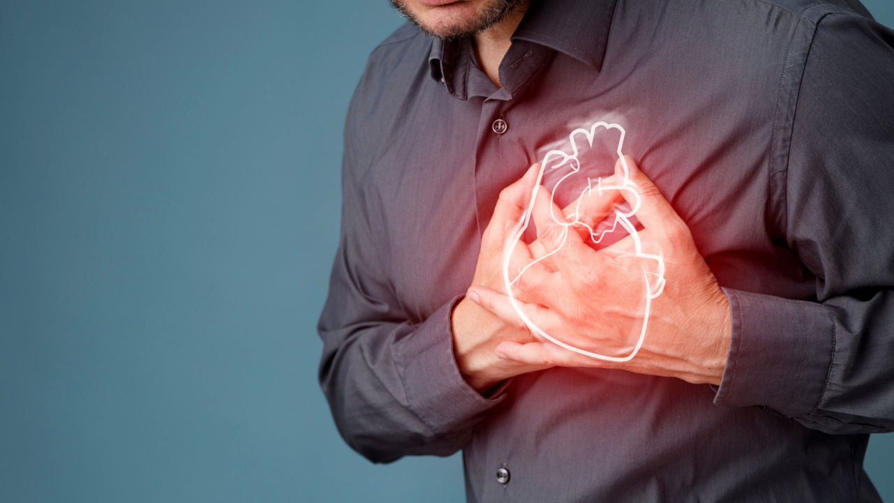 How does stress affect heart health?